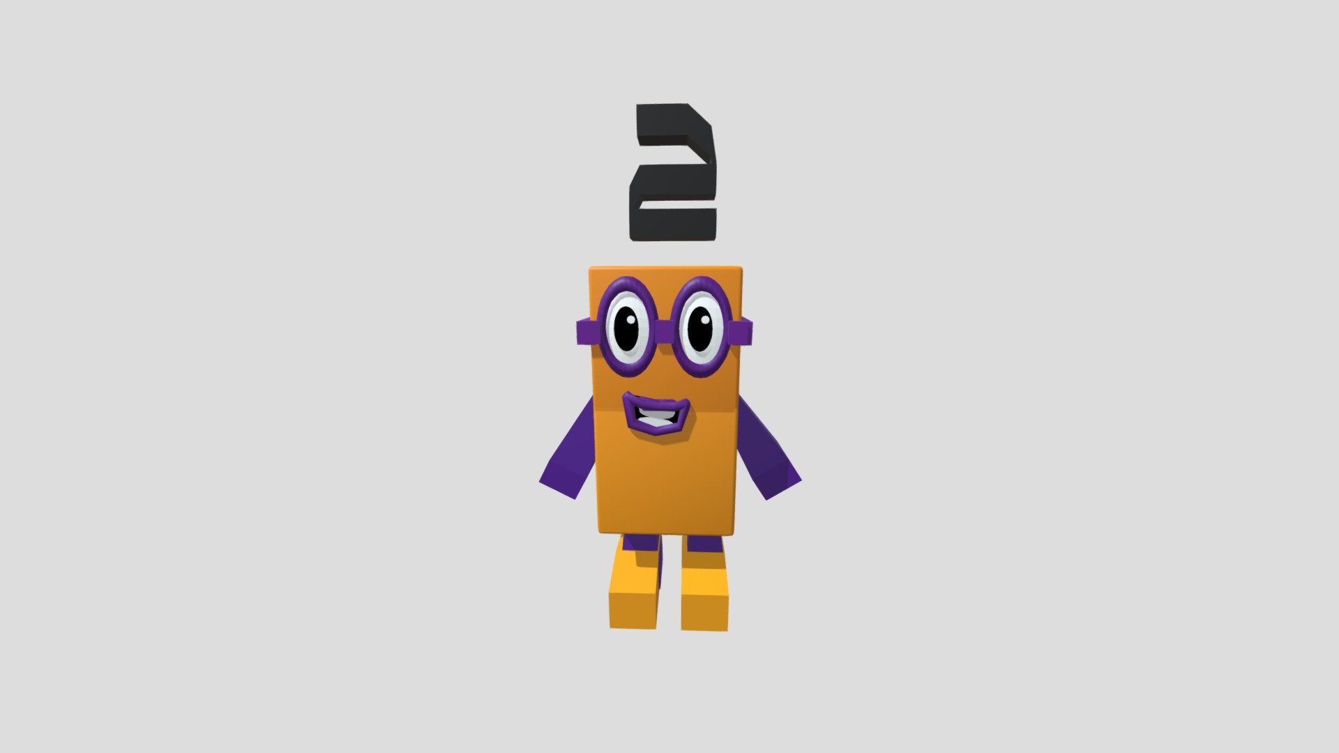 Numberblocks 2 Download Free 3d Model By Lordofthesuchi Damianruiz