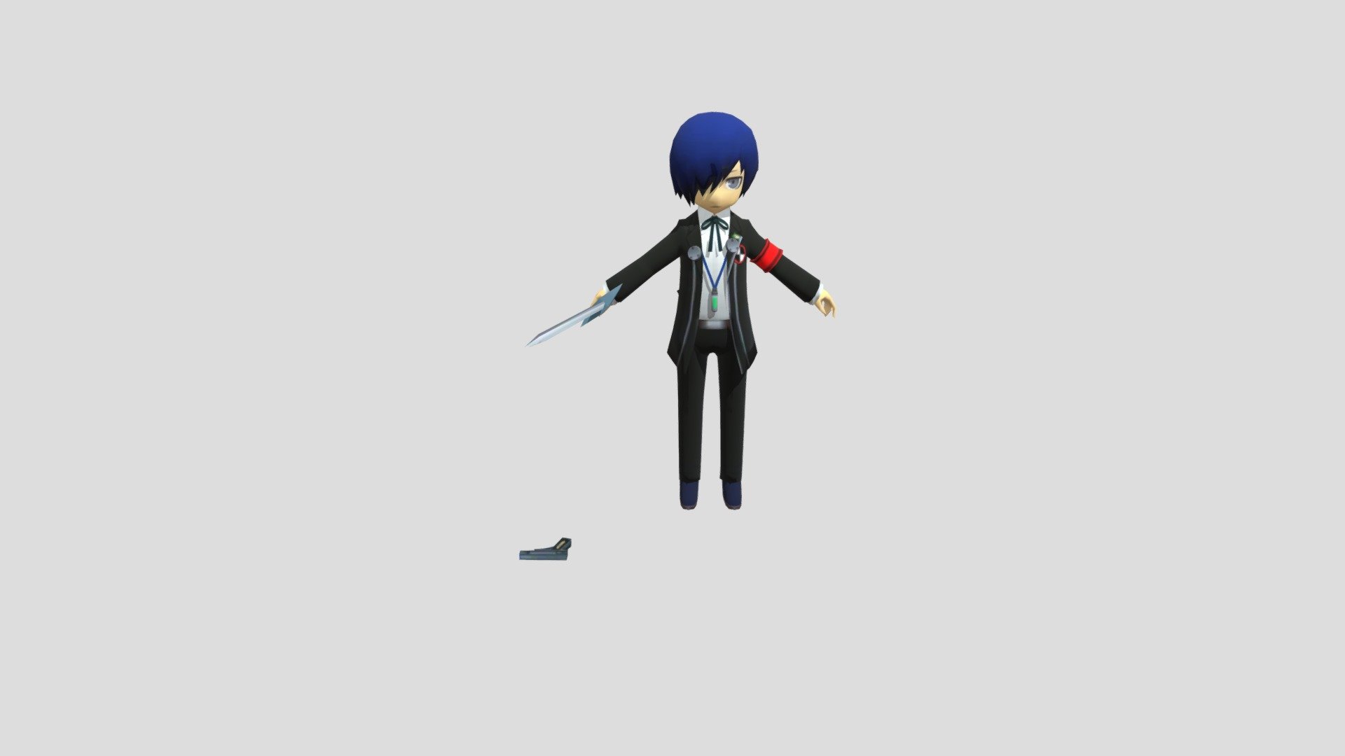 Makoto Yuki (PQ) - Download Free 3D model by Final Fantasy Sonic X ...