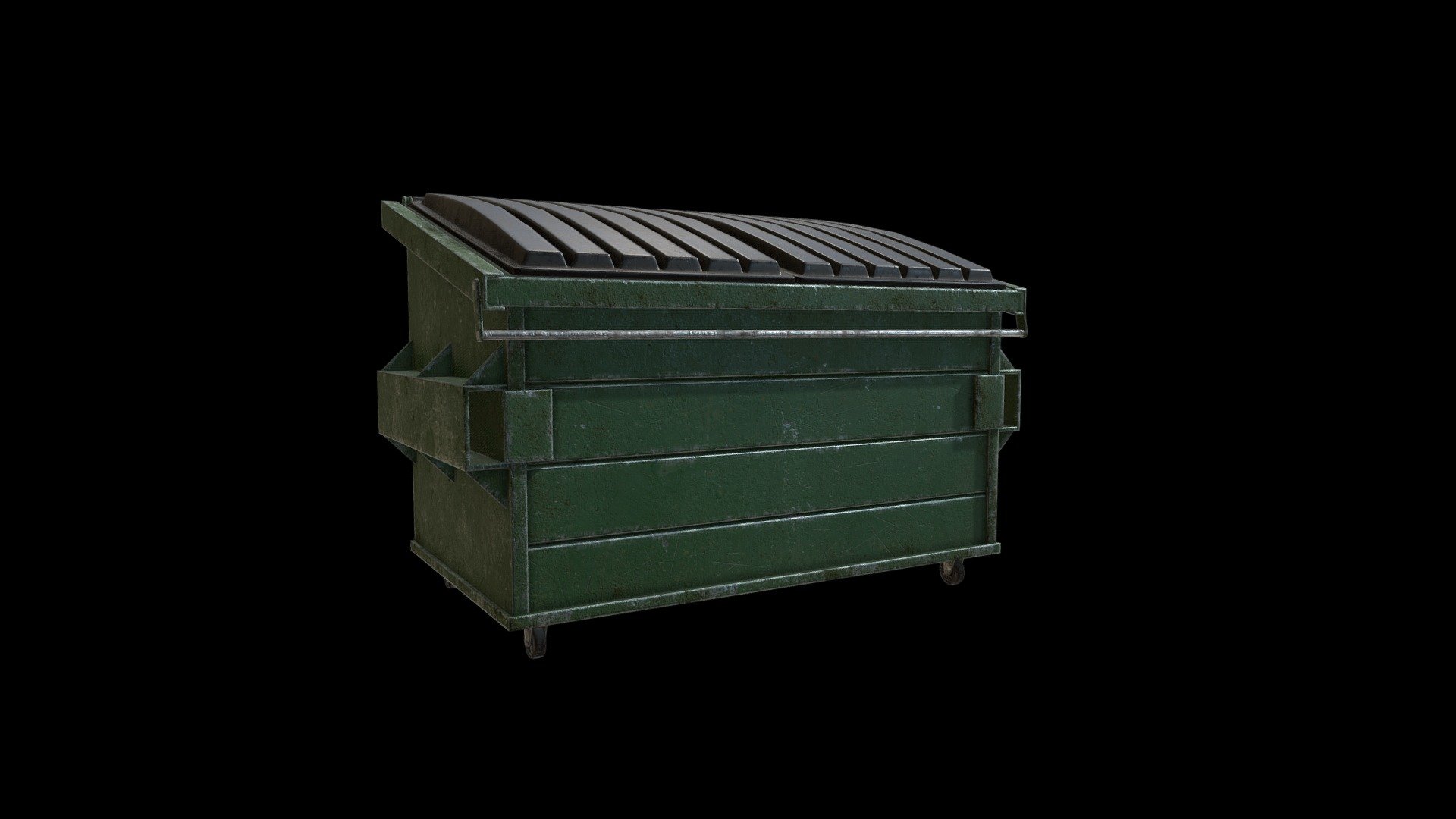 Old Dumpster - 3D model by Sergey Bogorodsky (@null.shape) [36d9c47 ...