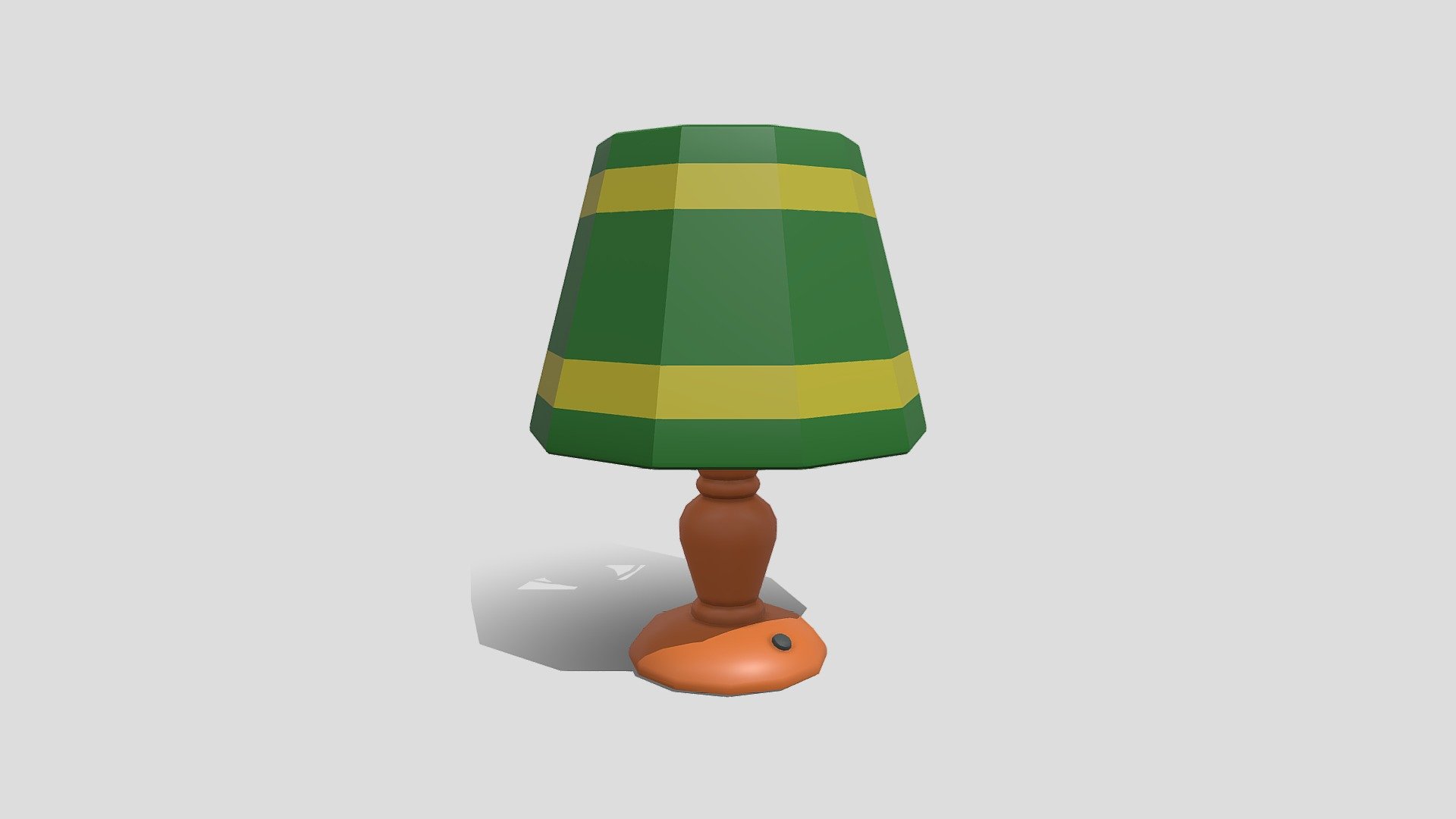 Stylized lowpoly lamp - 3D model by gpodolskaya [36db7cd] - Sketchfab