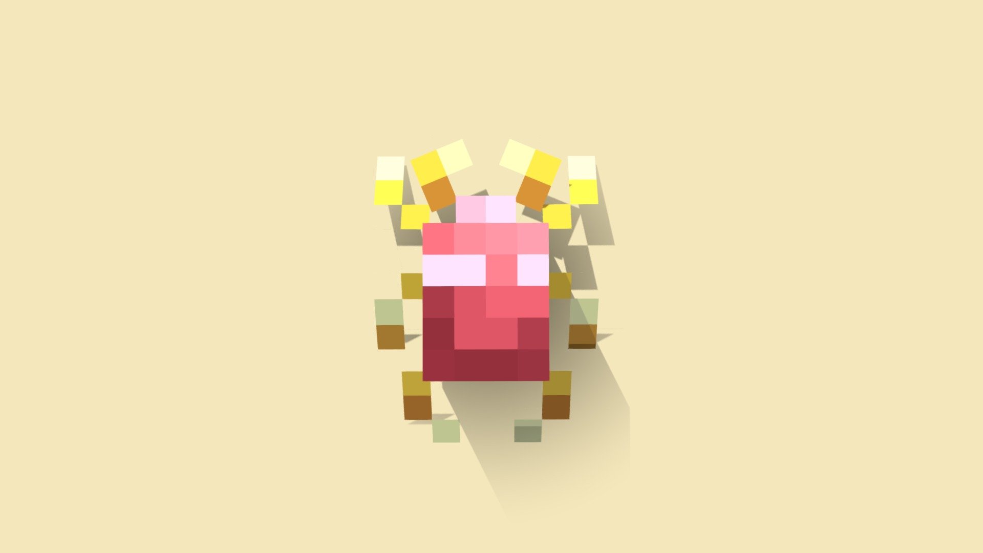 Minecraft Scarab - 3D model by Flame (@flamegirl) [36dc87e] - Sketchfab
