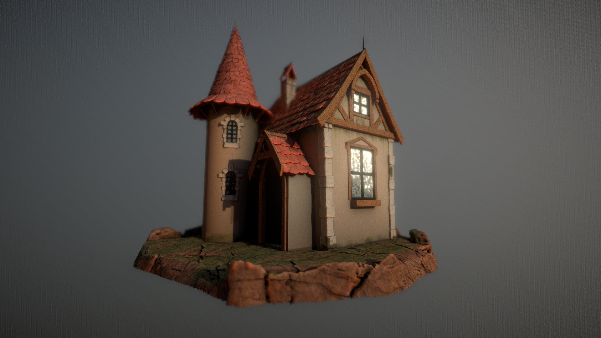 Little house - 3D model by Reoryta [36dda69] - Sketchfab