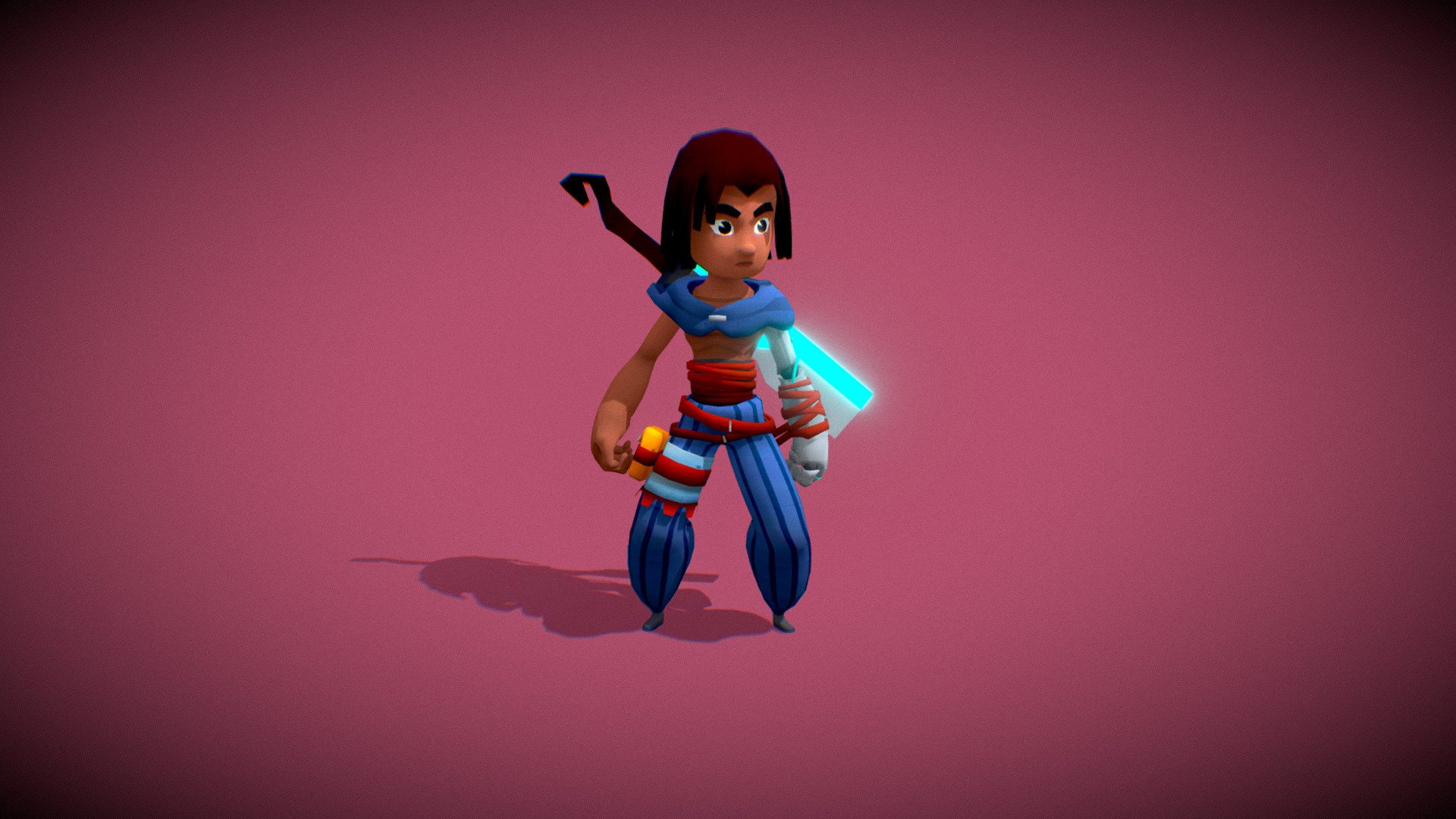 Simple Character - 3D model by Vaguecoder [36ddbaa] - Sketchfab