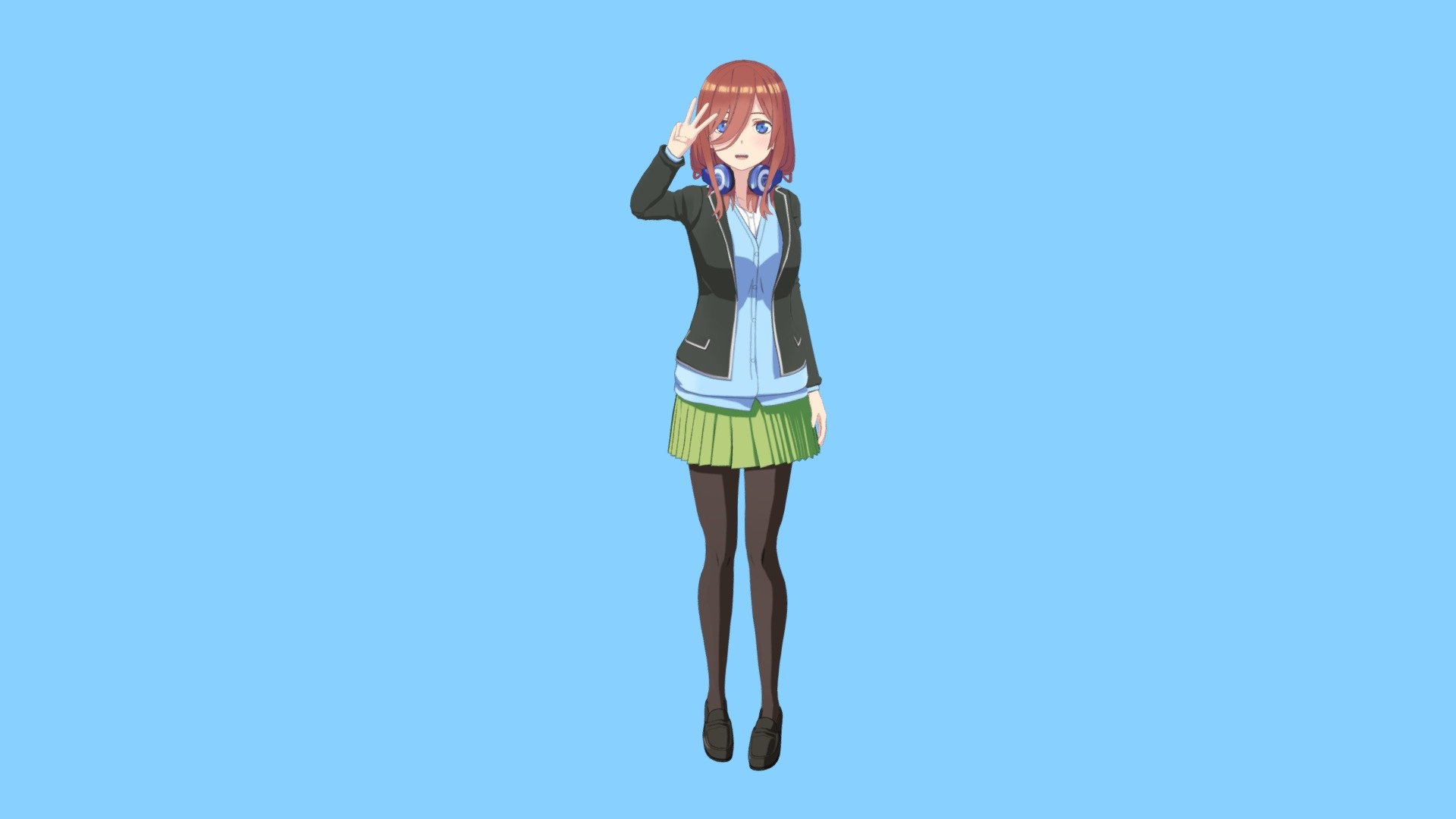 五等分の花嫁 美玖 The Quintessential Quintuplets miku - 3D model by ...