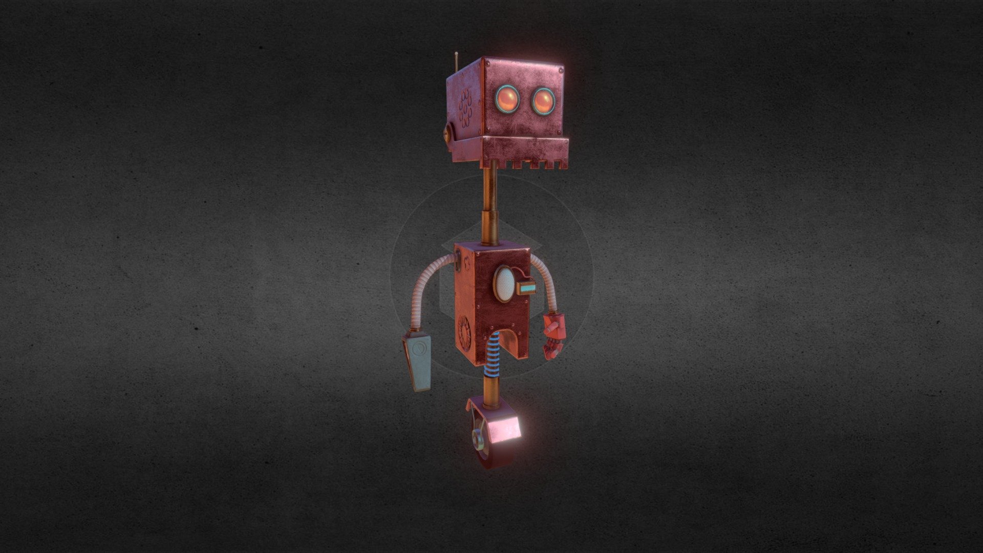 Cleaning Robot - 3D model by RosemaryTrautman [36de676] - Sketchfab