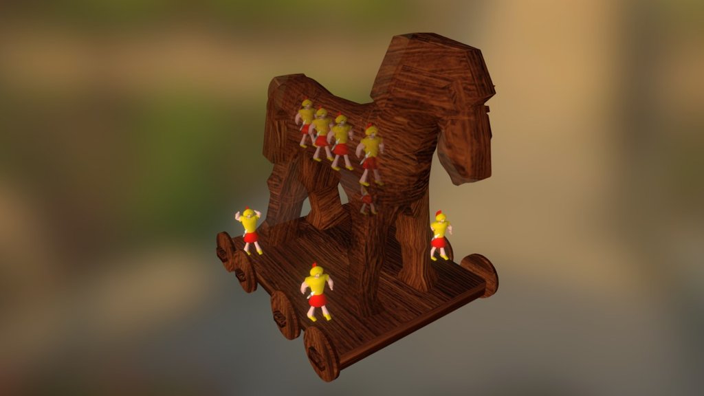 History: A Trojan horse - Download Free 3D model by illarionov.school ...