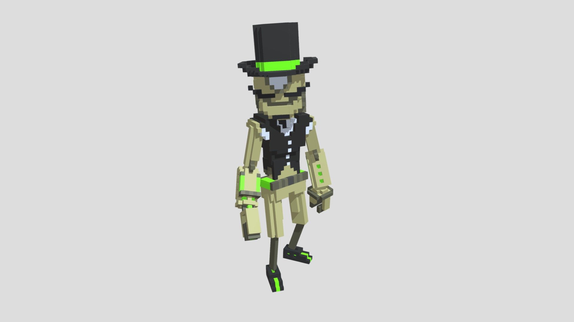 Robot Gentleman - 3D model by Pedro Augusto (@pedroaugustom) [36e00dd ...