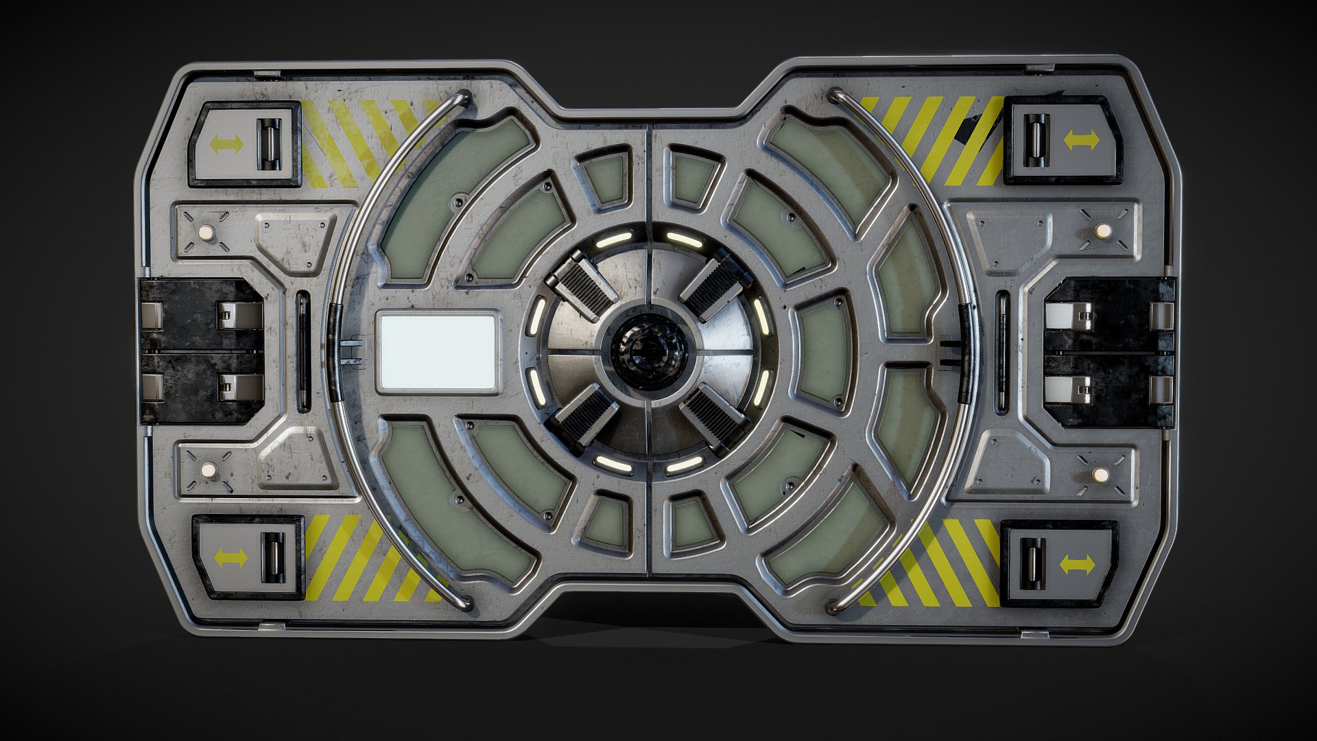 Sci-Fi Gates - 3D model by romullus [36e1304] - Sketchfab