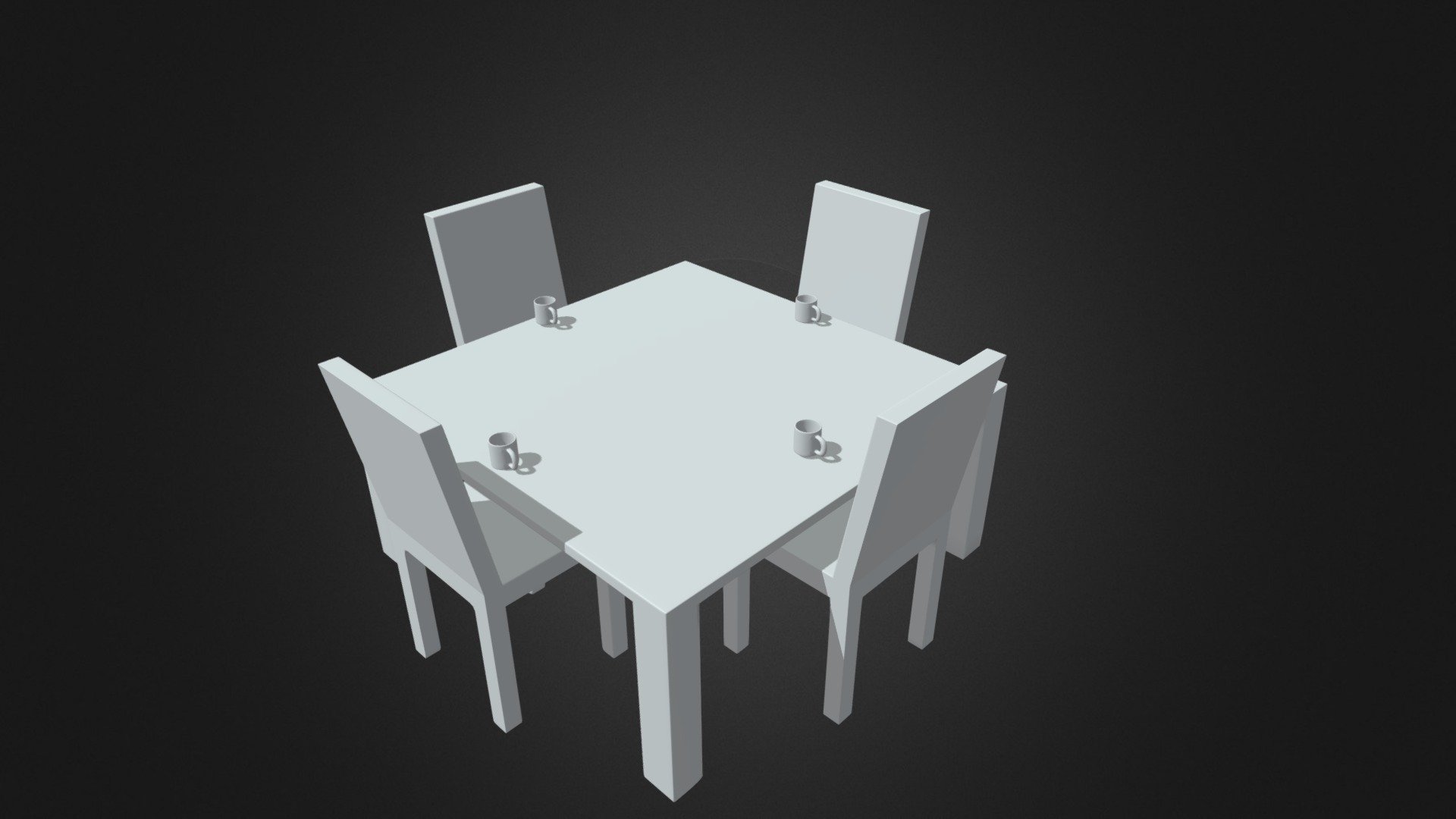 Dinner Table - Download Free 3D model by Aditya_Jadhav [36e1674 ...