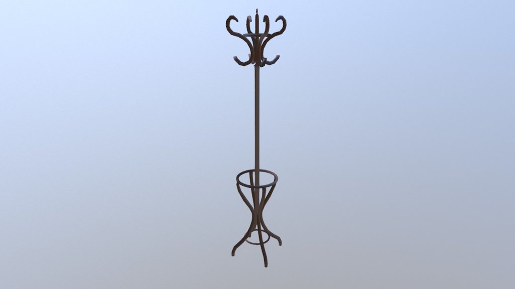 Coat-rack - 3D model by debbie-s [36e35d7] - Sketchfab