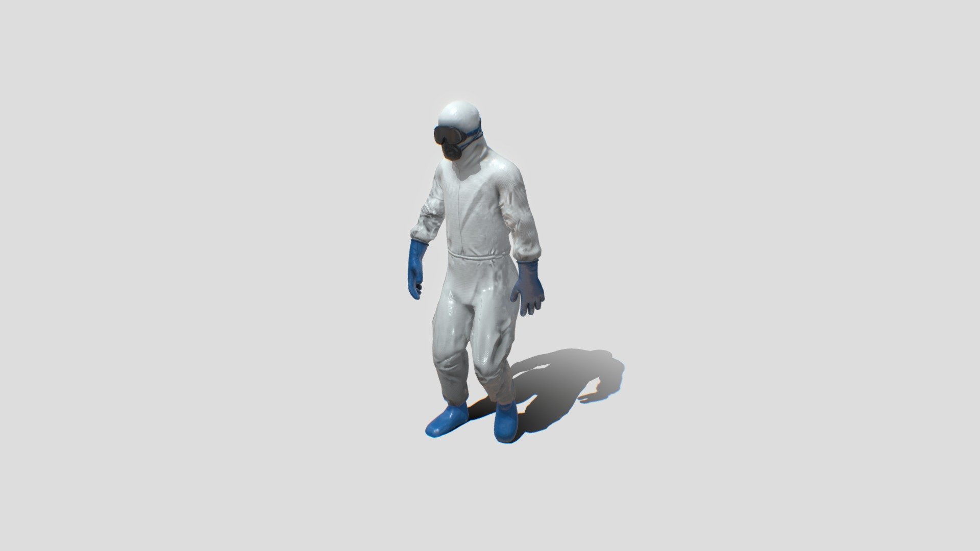 Scientist Walking - 3D model by NoodleStudio [36e4171] - Sketchfab
