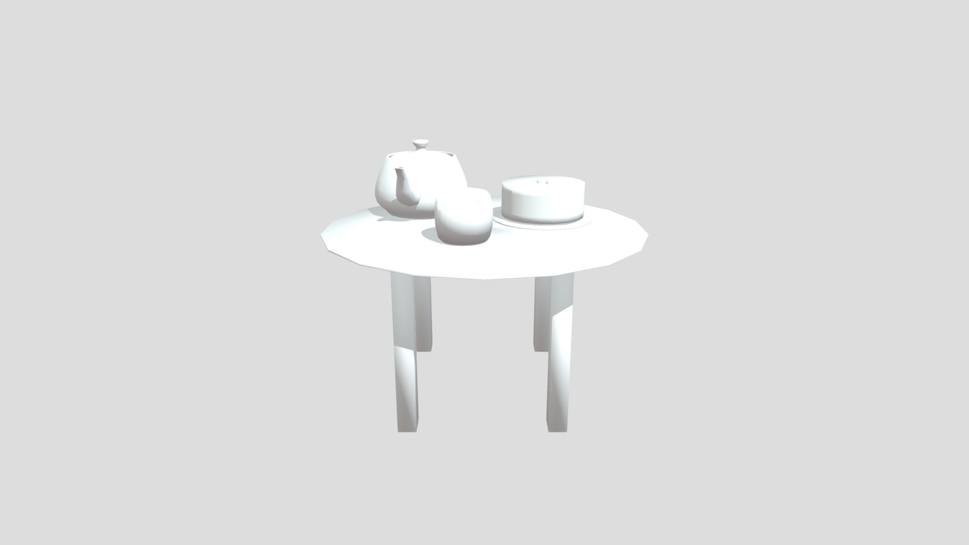 TEA TABLE - Download Free 3D model by ableton190 [36e5170] - Sketchfab