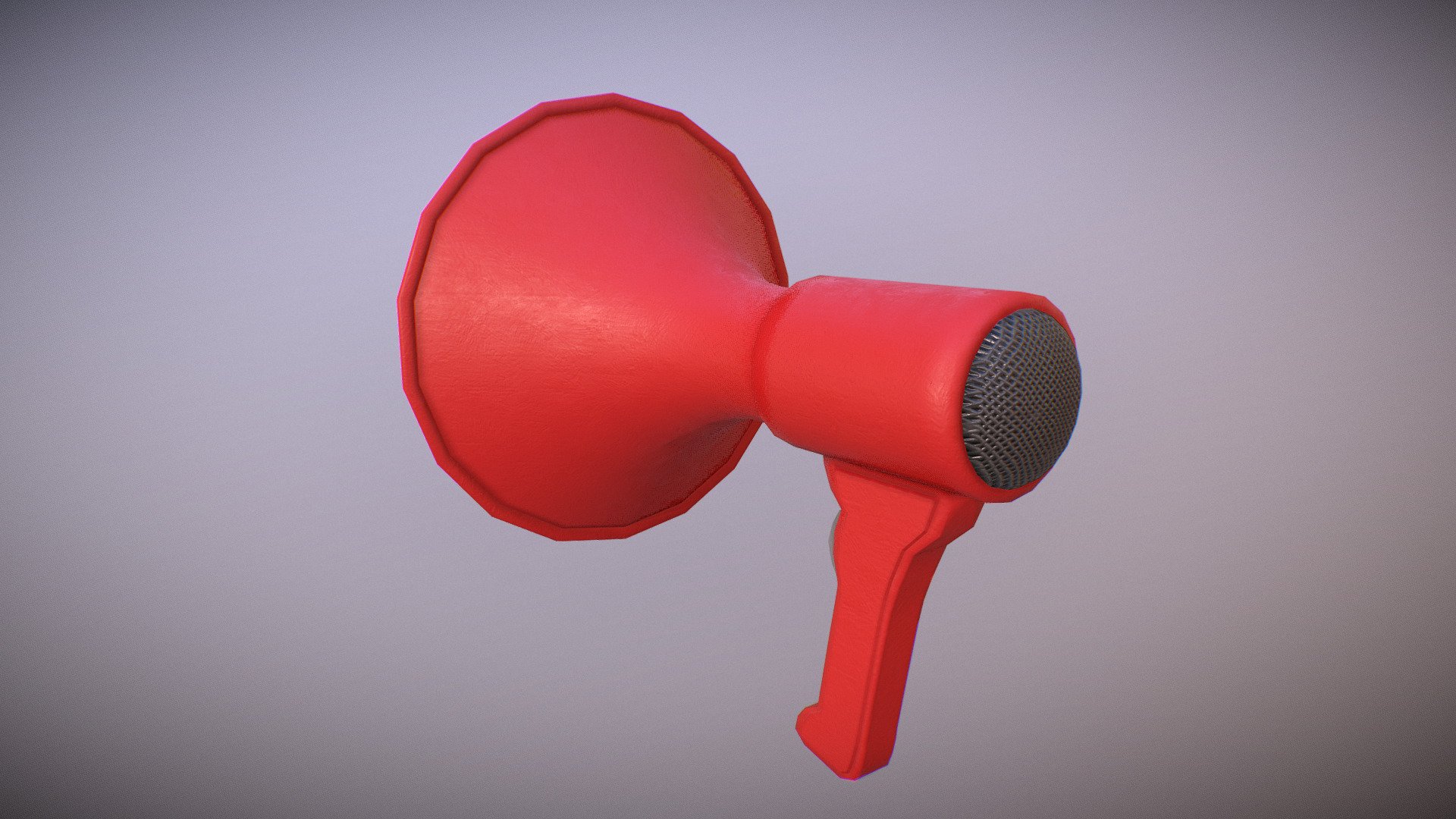 Mégaphone - 3D model by julien.boutet.XXII [36e5f2c] - Sketchfab