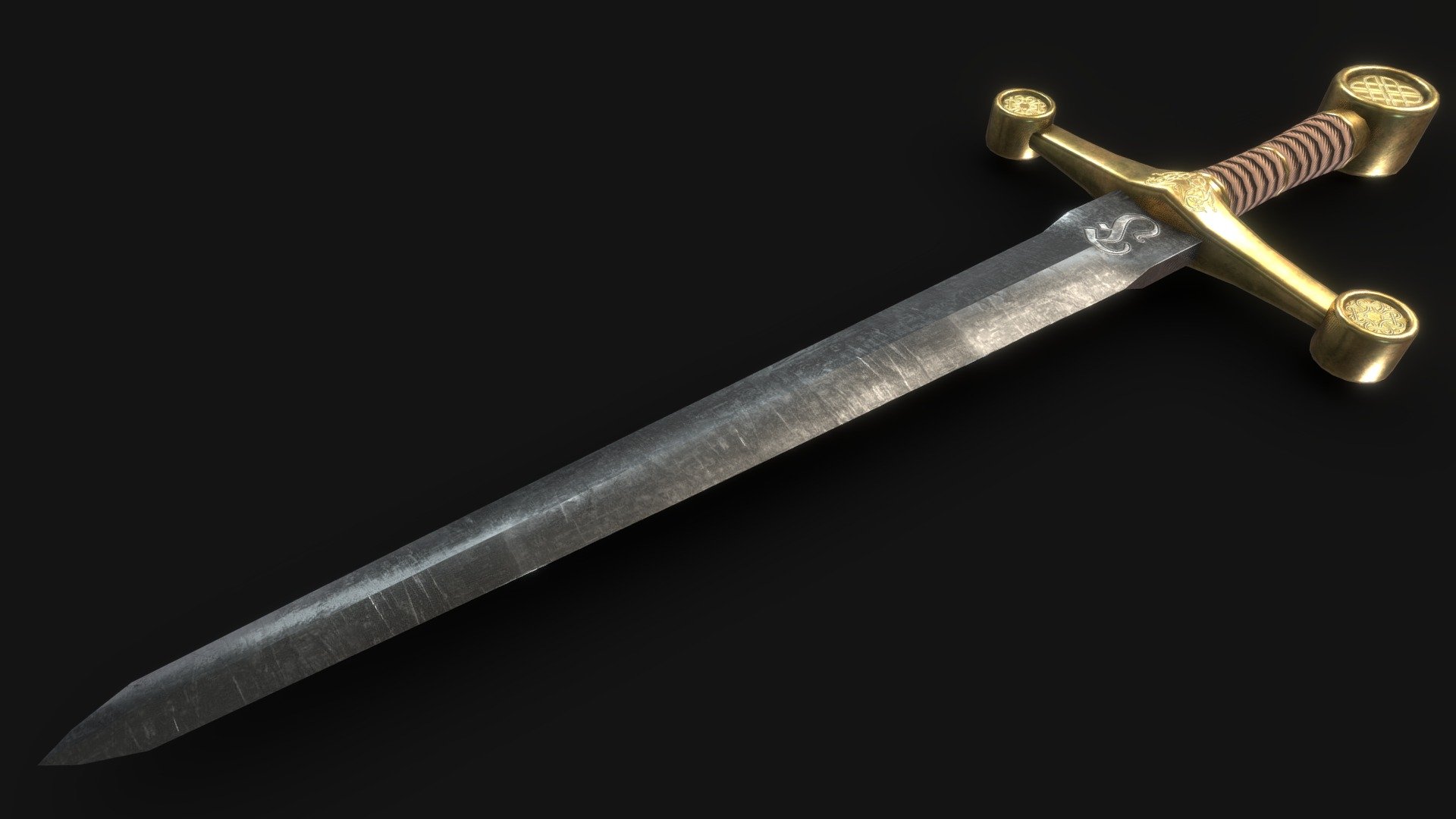 FREE Medieval sword - Download Free 3D model by Joan LP (@joanlahots ...