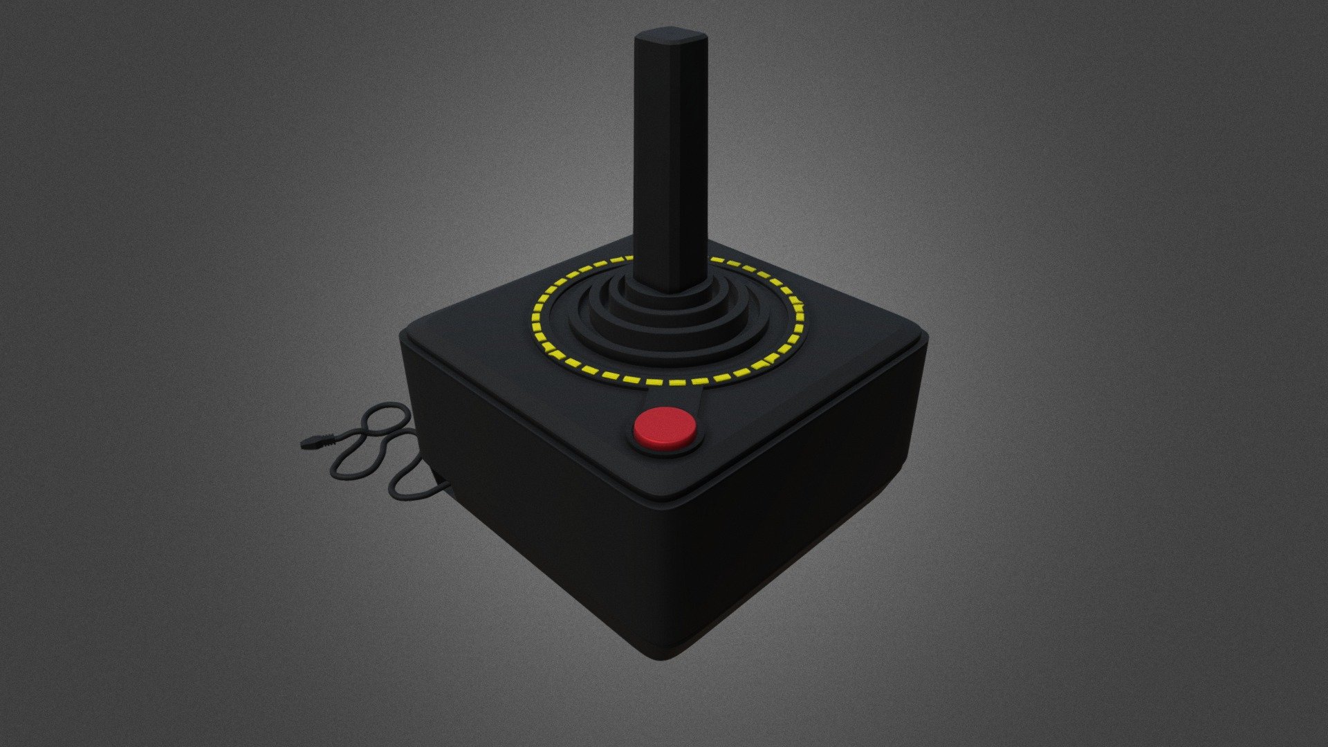Atari 2600 Joystick - Download Free 3D model by Tiago.Costa [36e6c48] - Sketchfab