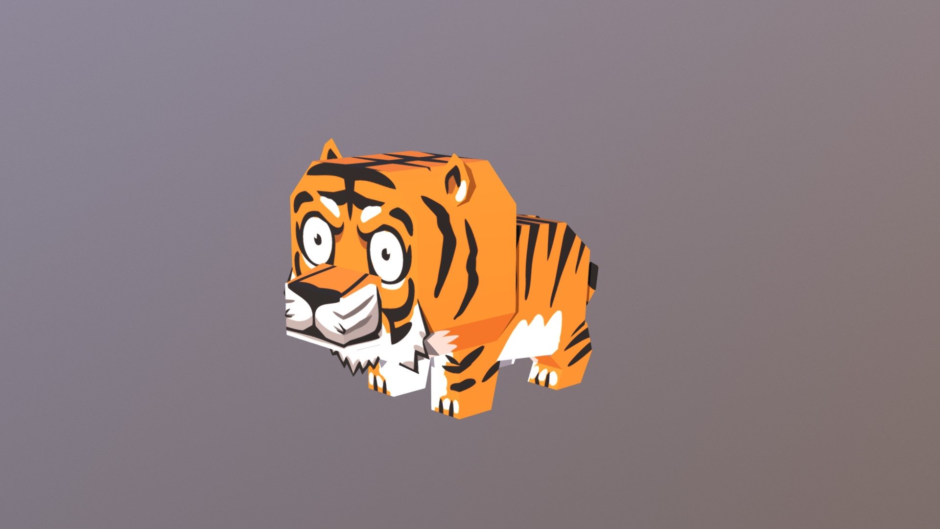 Tiger Obj - 3D model by SeanKimWorks.com (@nabithecat) [36ea7bc ...