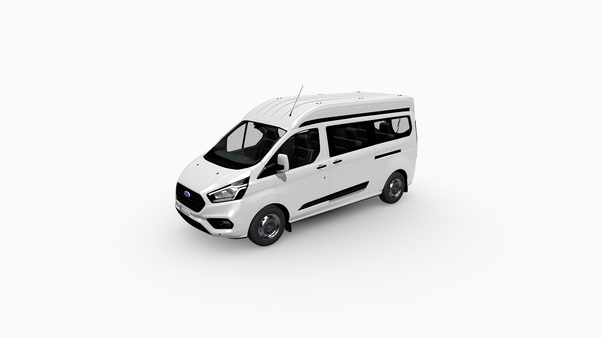 Ford Transit Custom Kombi H2 340 L2 - 3D model by AZinkey [36ed013 ...