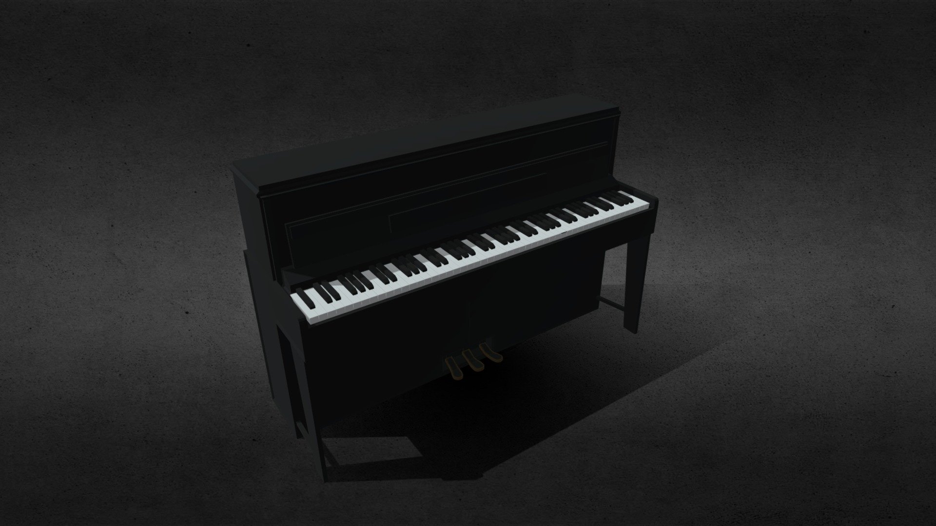 Low Poly Piano (Game Ready + Textures Included) - Buy Royalty Free 3D ...