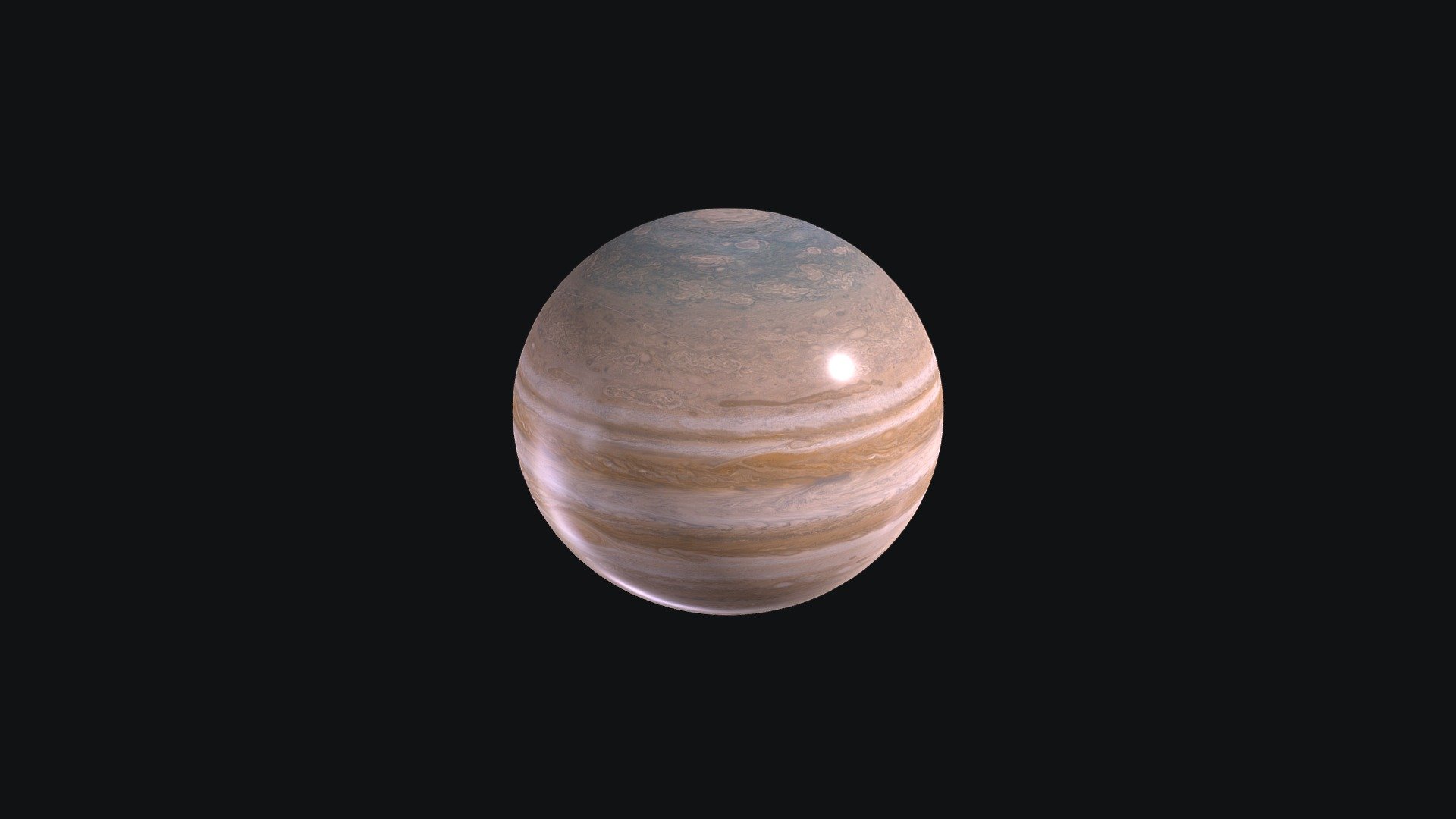 Jupiter model from nasa - Download Free 3D model by hood_something [36ee425] - Sketchfab