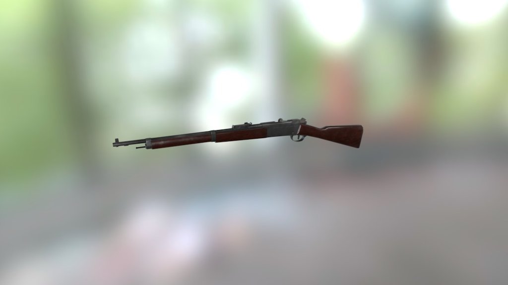 MLE 1886 Lebel - 3D model by Mindev [36f0126] - Sketchfab