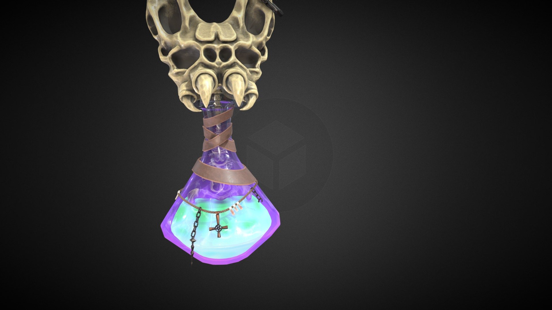 Death Potion Stylized - 3D model by Benito (@kurakeo) [36f1967] - Sketchfab