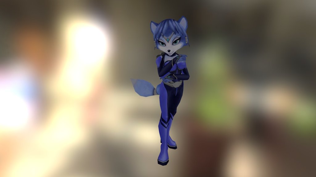 Krystal Starfox - 3D model by Dacsoft-Palcomix [36f294d] - Sketchfab