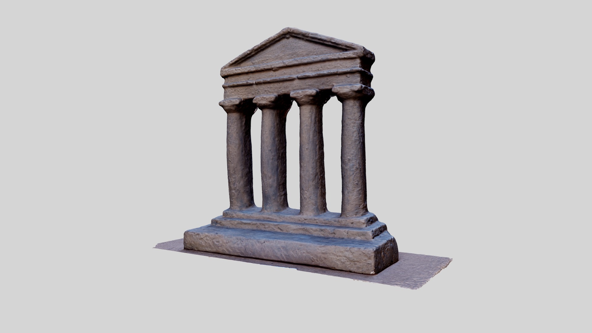 Temple Bookend - 3D model by Opus Poly (@OpusPoly) [36f51c4] - Sketchfab