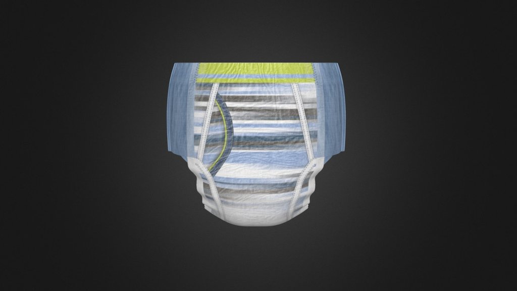 GoodNites Training Pant_Size 5.5_Boy - 3D model by Nathan Eid ...
