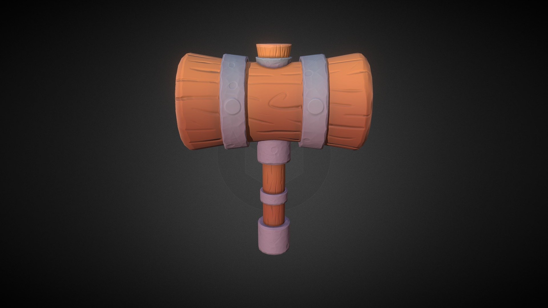 Stylized Wooden Hammer - Download Free 3D model by Nikita Smolyakov ...