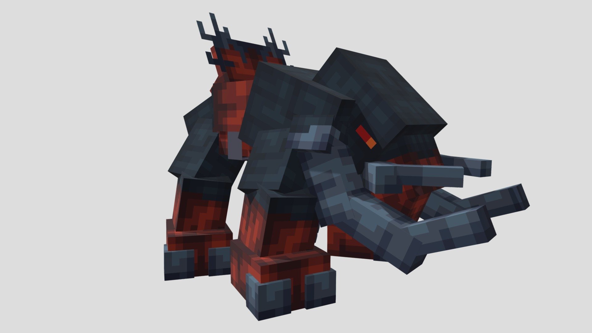 Tusker Demonic Blockbench - Download Free 3D model by Joshie Models BB ...