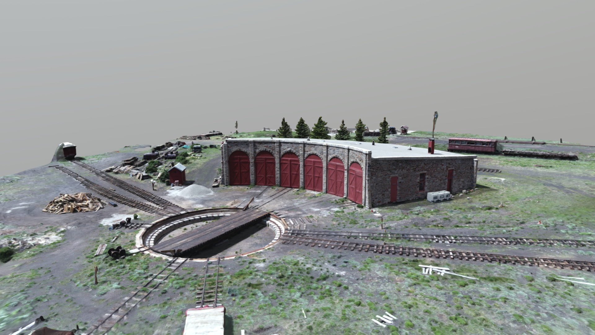 Round House Como, Colorado - Download Free 3D model by Thomas.Elliott ...