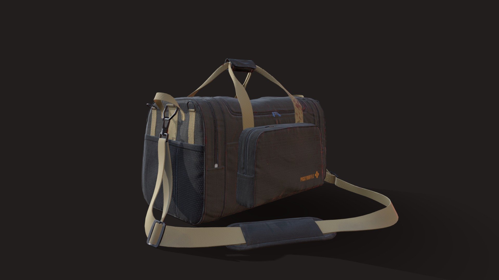 Duffle Bag - 3D model by Sara Lind (@Hamiise) [36fb2a6] - Sketchfab