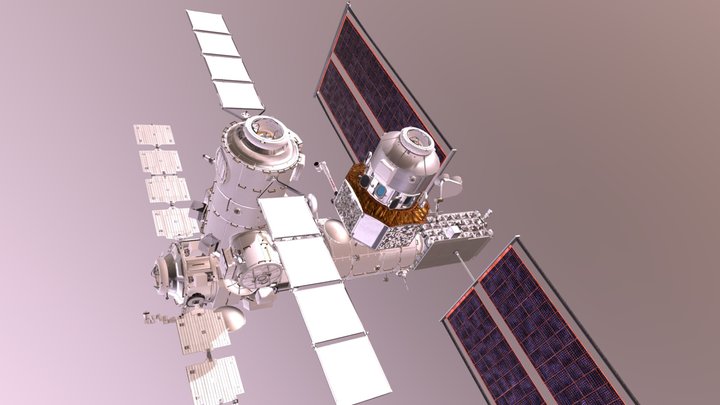 Satellite 3D models - Sketchfab