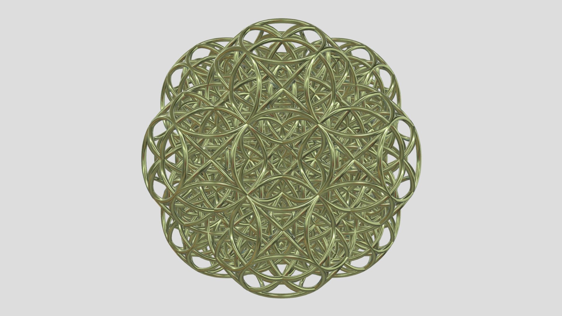 center of the universe mind seed of life tao qua - 3D model by ...