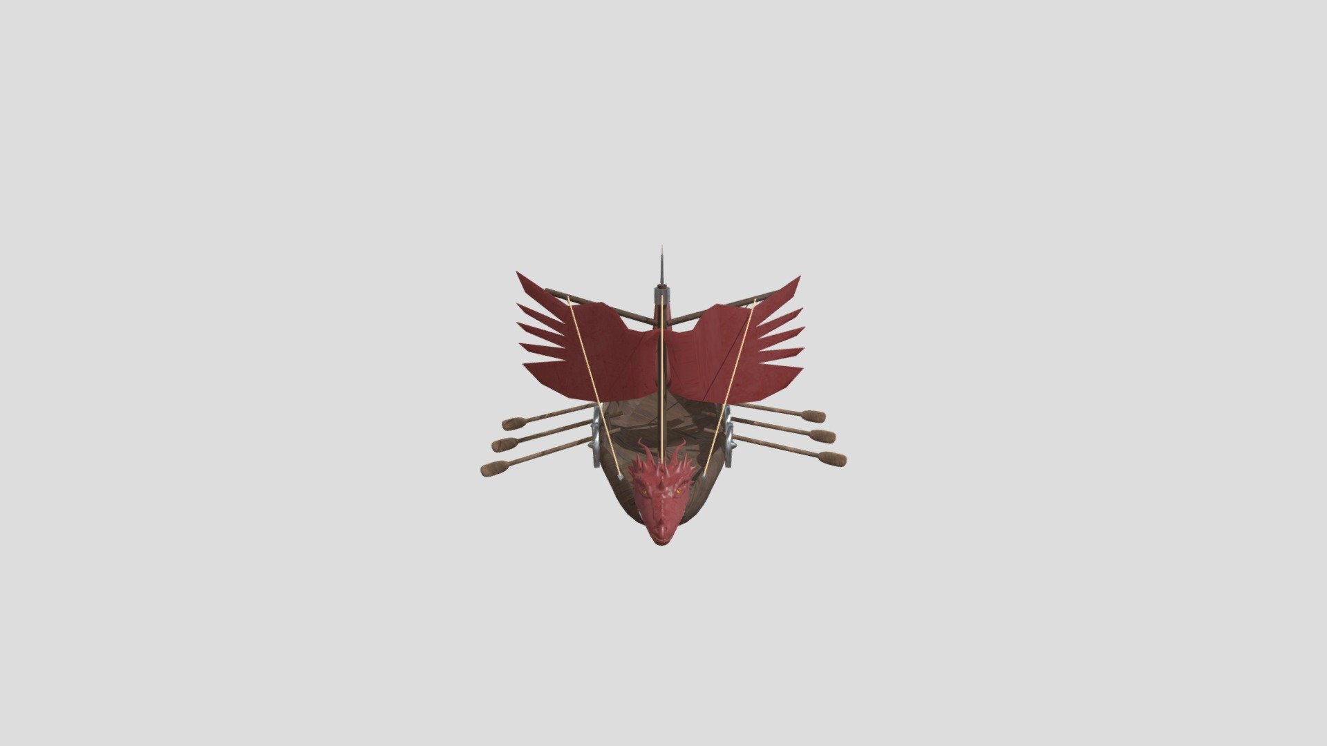 Dragon Longboat - Download Free 3D model by AnthonyJR [36fd7c0] - Sketchfab