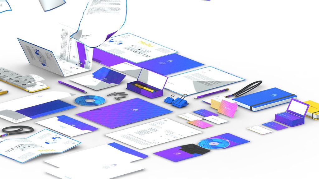 Branding - A 3D model collection by Studio Ochi (@studioochi) - Sketchfab