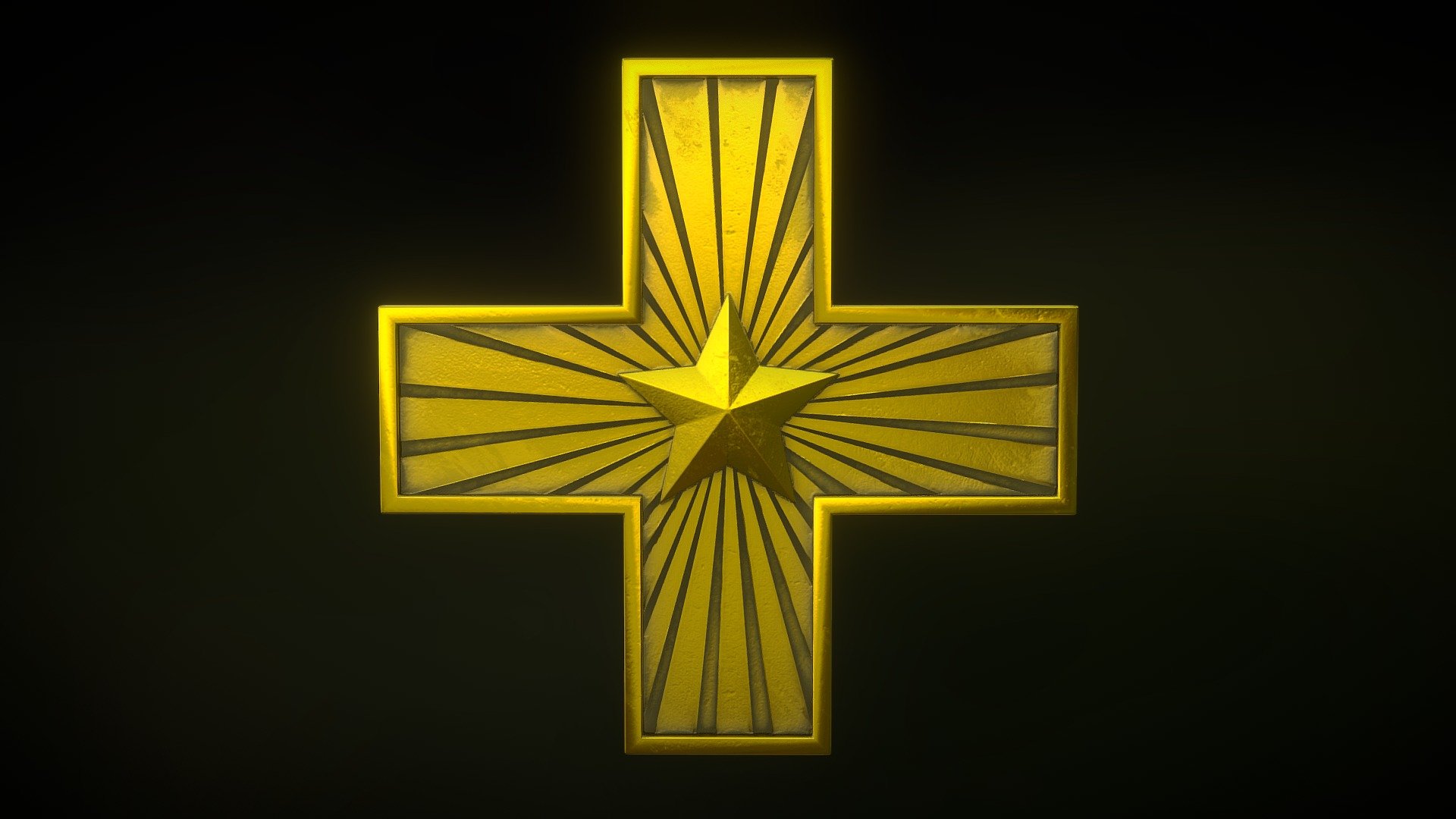 Cross Of Merit Of War - Buy Royalty Free 3D model by AnshiNoWara ...