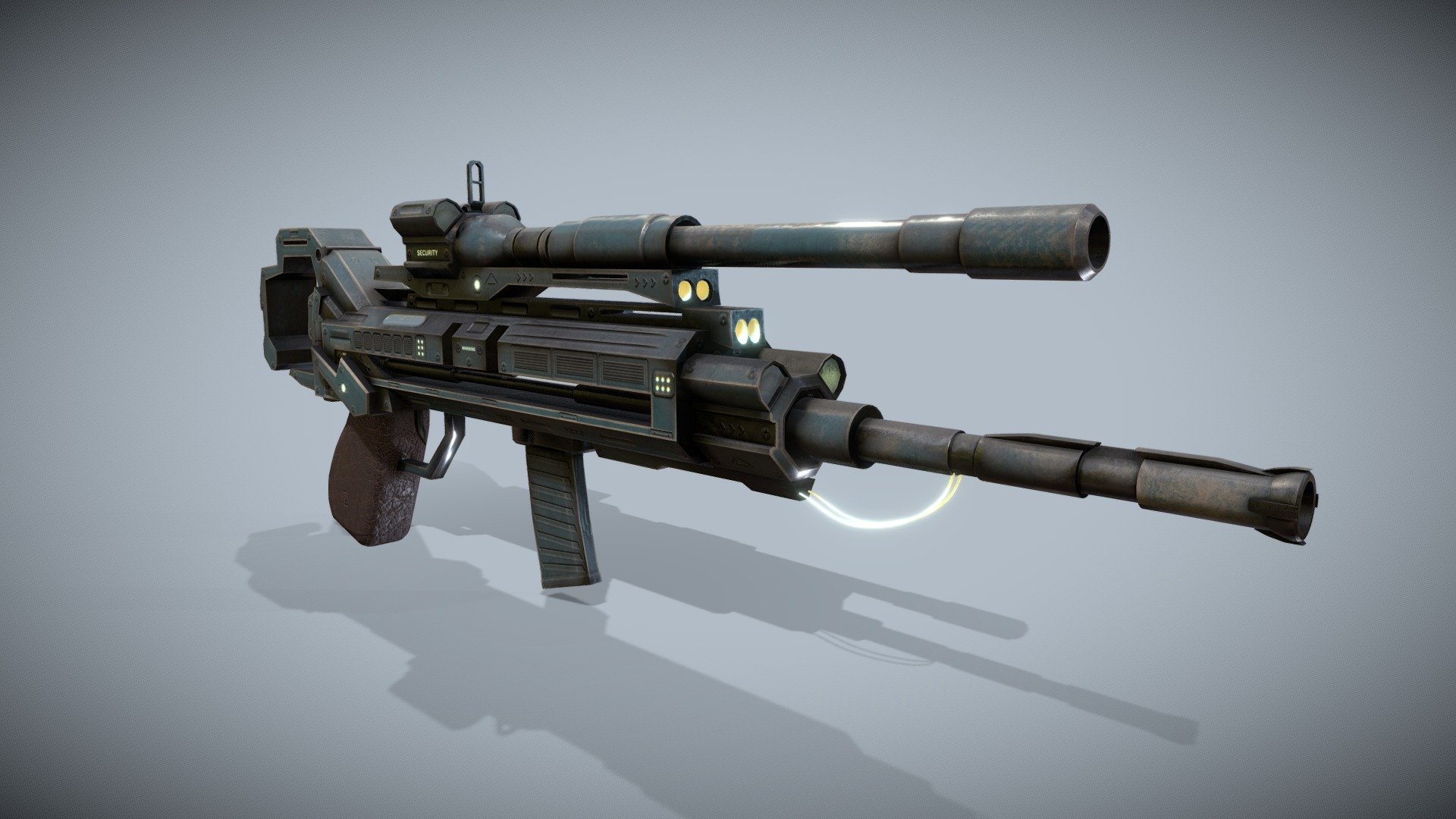 Sci-fi Rifle - Buy Royalty Free 3D model by SnowyTrain [37016fe ...