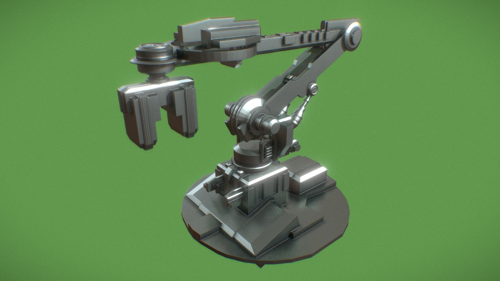 Robot Arm - Download Free 3D model by Tom Johnson (@Brigyon) [3702143 ...