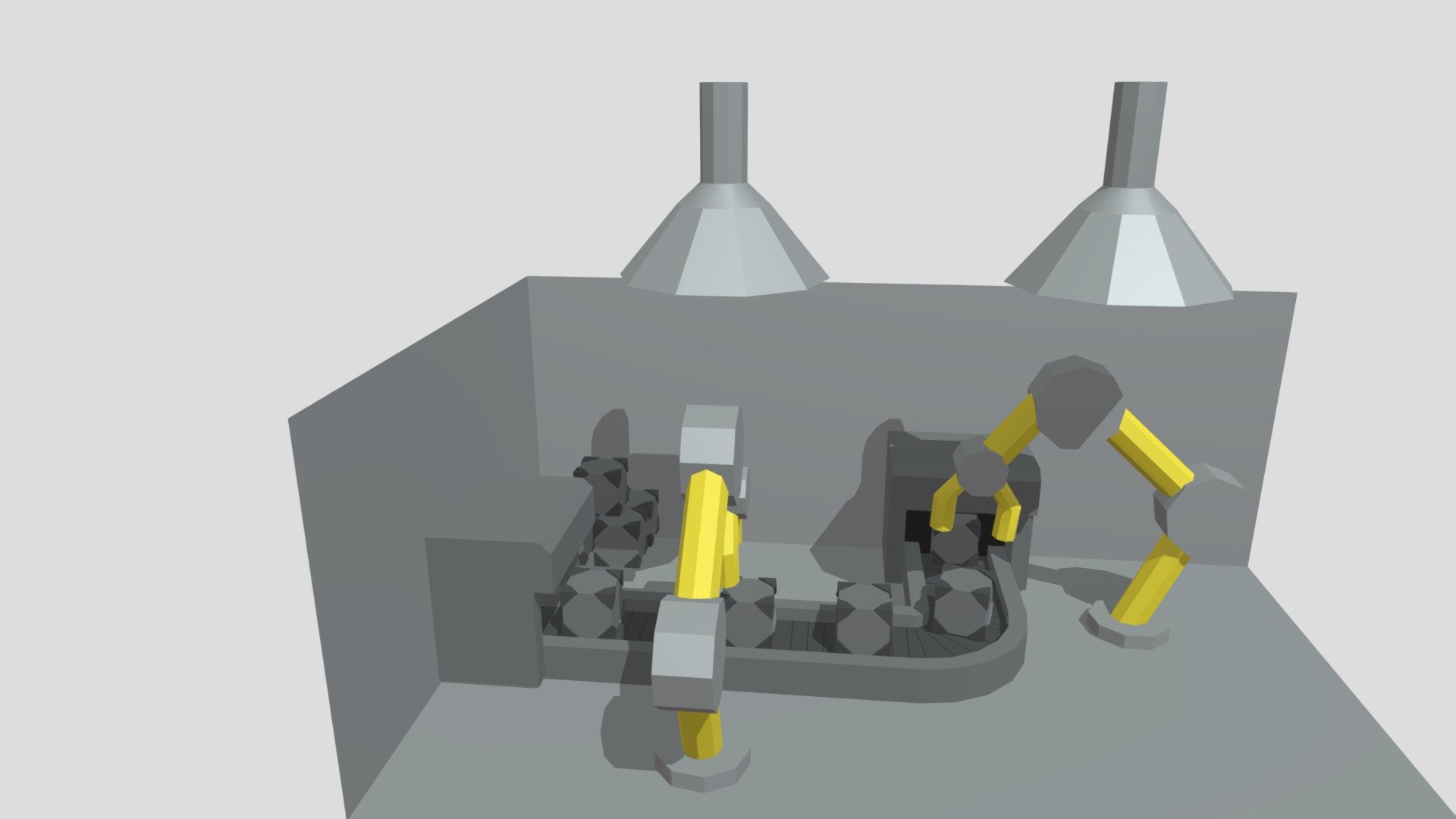 Factroy Room Lighting Test - 3D model by bsrkyuubi [370231c] - Sketchfab