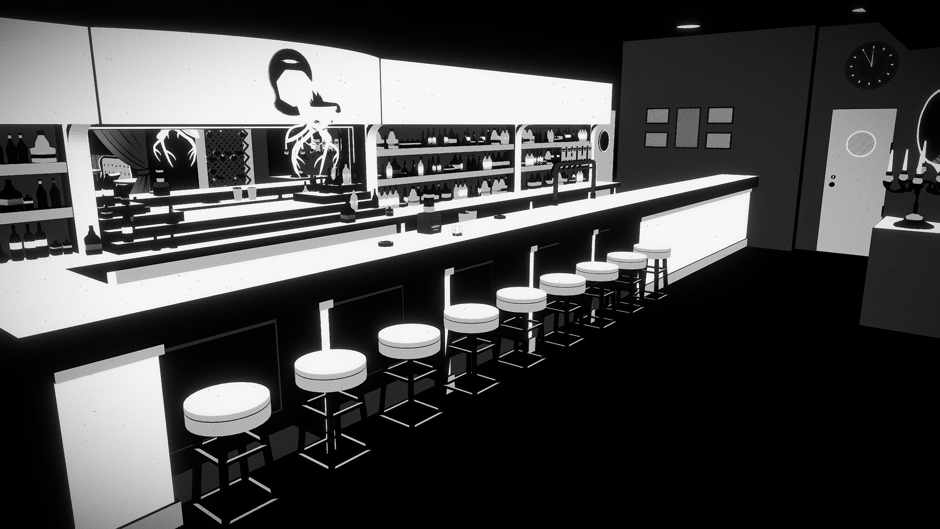 Bar Environment - 3D model by tfriedel217 [3702952] - Sketchfab