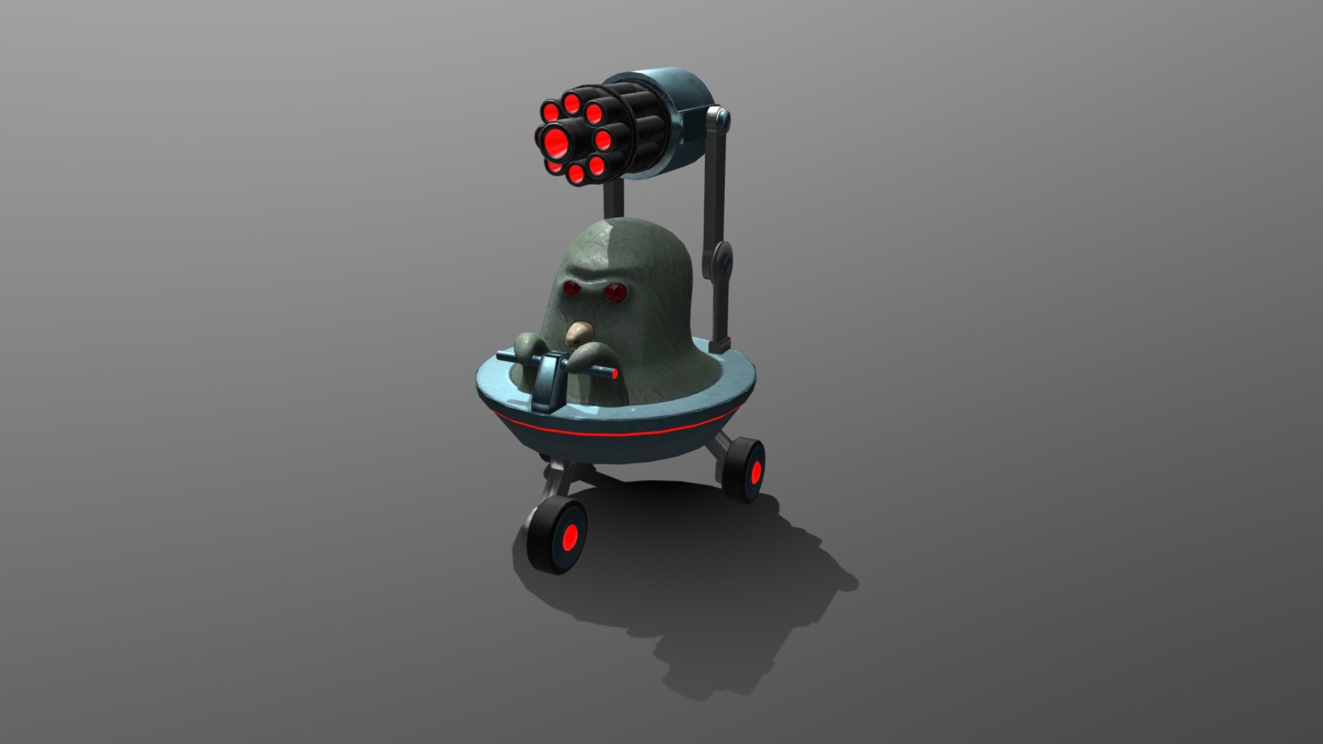 Henri Alien enemy - 3D model by Dumokan Art (@dumokanart) [370708e ...