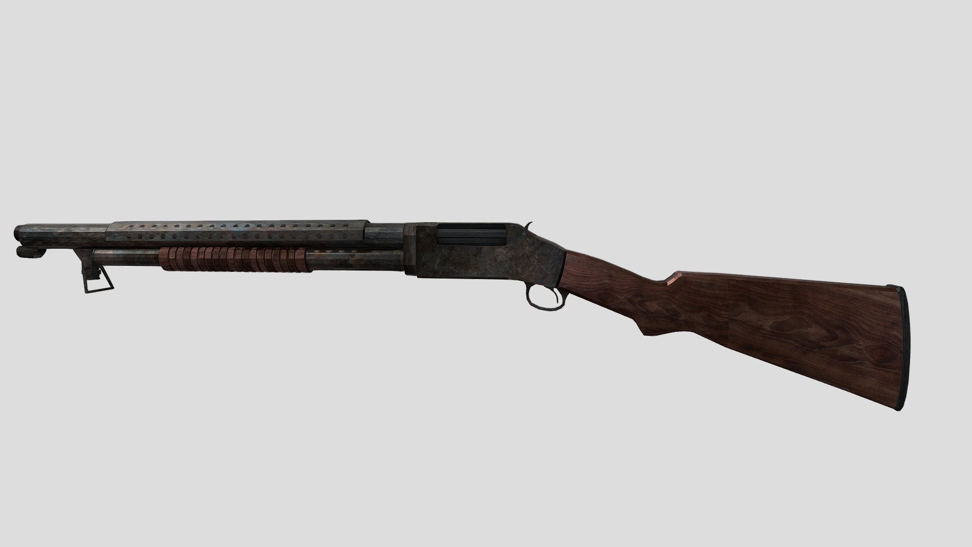 The Winchester Model 1897 - 3D model by Ash (@thedocter0406) [370710a ...