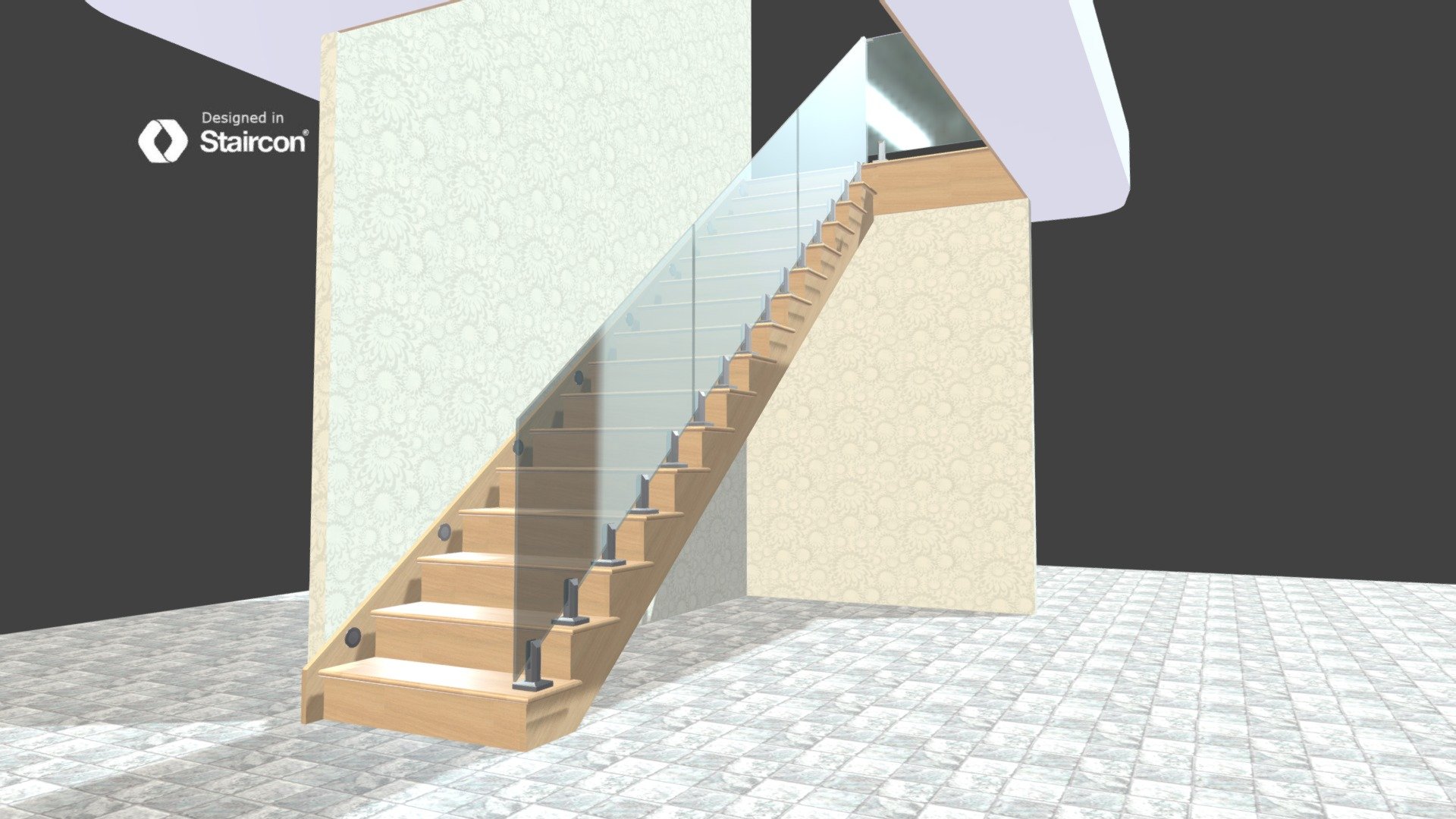 NP-Glass_Spigot - 3D model by 3D Software for Stair Design and ...