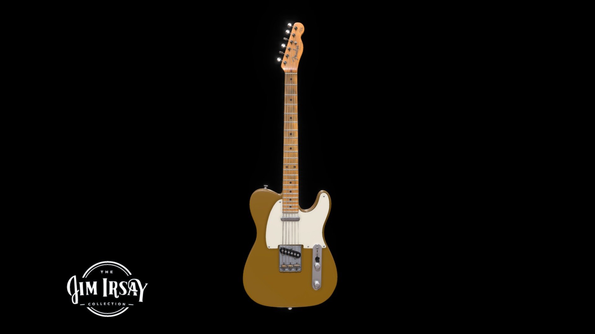 Lou Reed - 1992 "Goldie" Fender Telecaster - 3D model by The Jim Irsay ...
