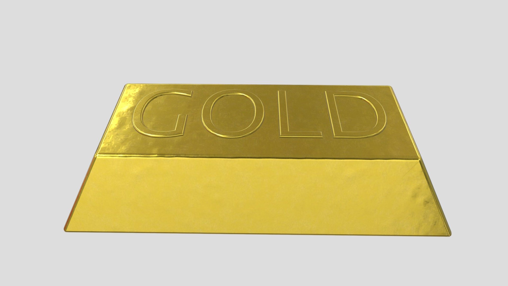 gold bar - Download Free 3D model by alex.yefremov [370c868] - Sketchfab