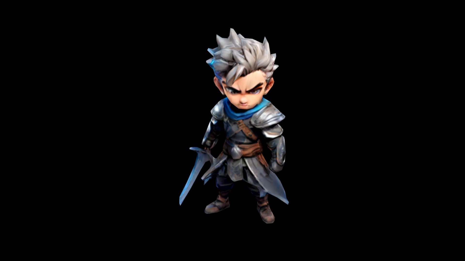 "Child warrior ready for battle" - Download Free 3D model by klrxyz ...