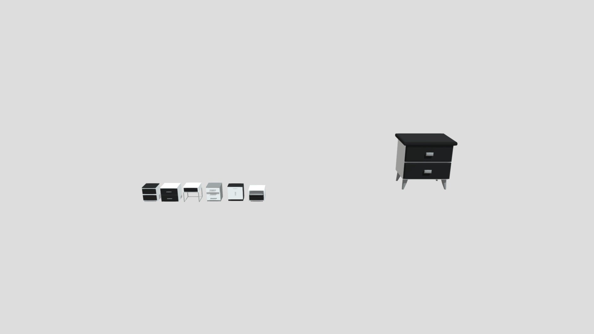 Bedside Tables Pack gameready - Download Free 3D model by SIDMAR GAMES ...