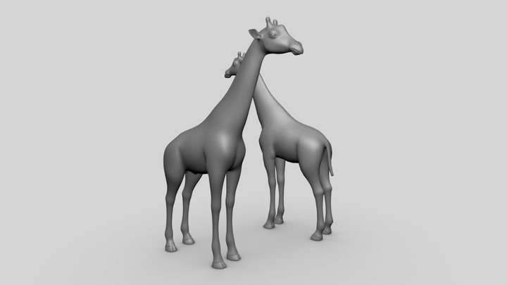 Giraffe 3D models - Sketchfab