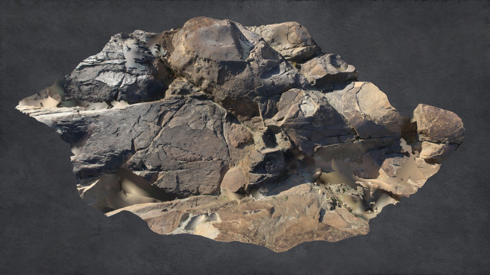 Rock Carving at Hodar Gah (Rock HD1-013-2) - 3D model by cvlablums ...